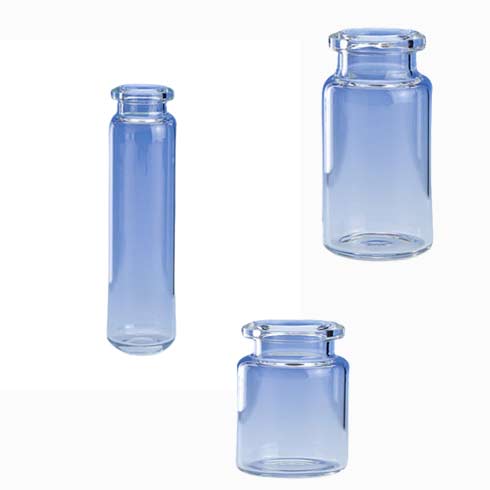 Vial Headspace 20ml Clear Rounded Bottom Tapered Fi